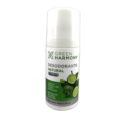 Desodorante Natural Roll On 60ml Green Harmony Gloss Beauty Shop Su