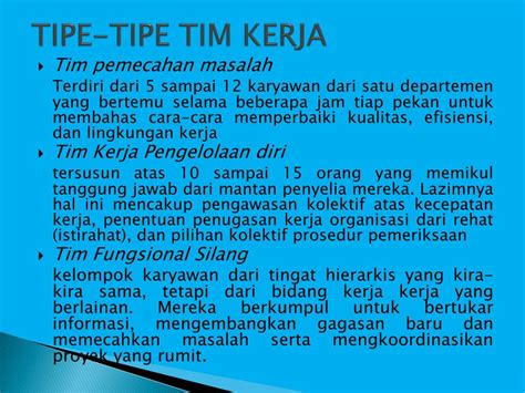 Ppt Kelompok Dan Tim Kerja Powerpoint Presentation Free Download