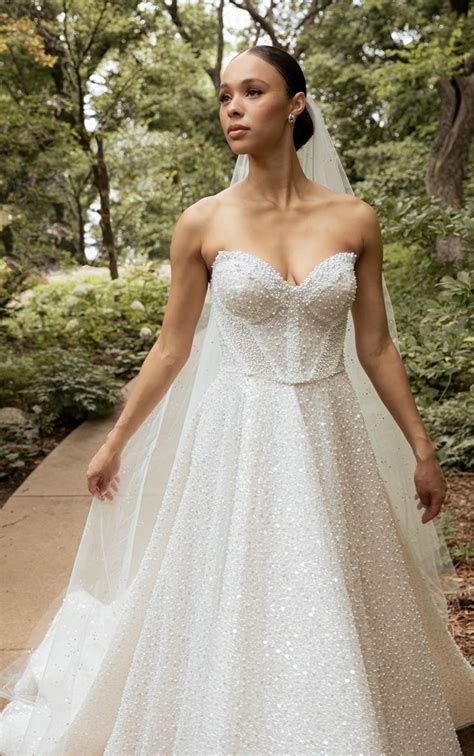 Sparkling Strapless Princess Ballgown Wedding Dress With Sweetheart
