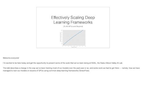 pdf effectively scaling deep learning frameworks · effectively