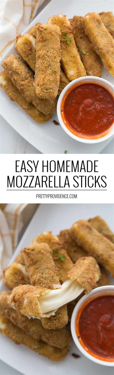 Homemade Mozzarella Stick Recipe Pretty Providence