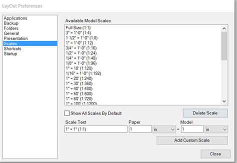 Explain LayOut Preferences Scales Scale Text LayOut SketchUp Community