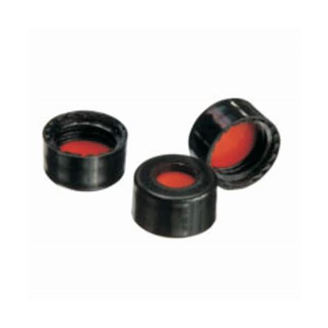 Restek 9mm Thread Pre Assembled Short Cap Screw Vial Closures