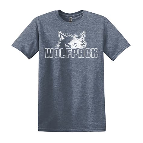 Distressed Wolfpack Softstyle T Shirt