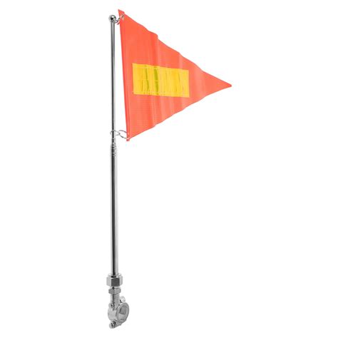 Fiberglass Flag Pole Bicycle Flag Bike Flag 6 Feet High Visibility