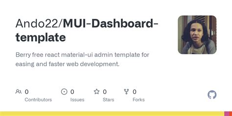 GitHub Ando MUI Dashboard Template Berry Free React Material Ui Admin Template For Easing