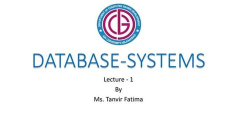 Database Management System Dbms Ppt