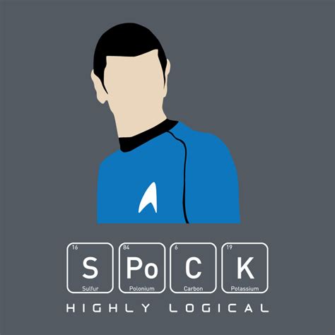 Highly Logical Spock T Shirt The Shirt List