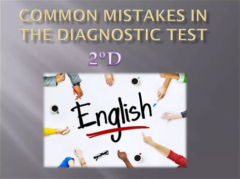Common Mistakes In Diagnostic Test D PPT