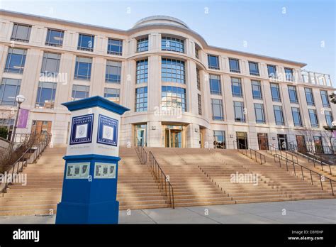 Georgetown University Law Center Building Washington Dc Usa Stock