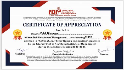 Palak Bhatnagar On Linkedin Achievement Growth Management Mba