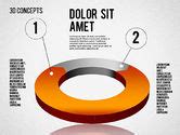 D Concept Shapes And Diagrams Presentation Template For Google Slides And PowerPoint