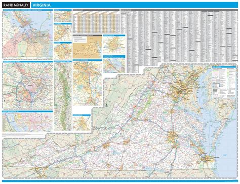 Large Detailed Roads And Highways Map Of Virginia State 1204x701