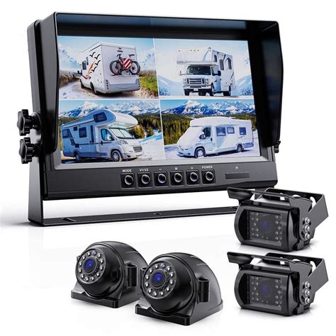 1080p Backup Camera System Kit 9inch Hd Dvr Monitor With Reverseside