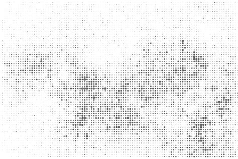 Free Vector Black And White Grunge Halftone Pattern Texture Background