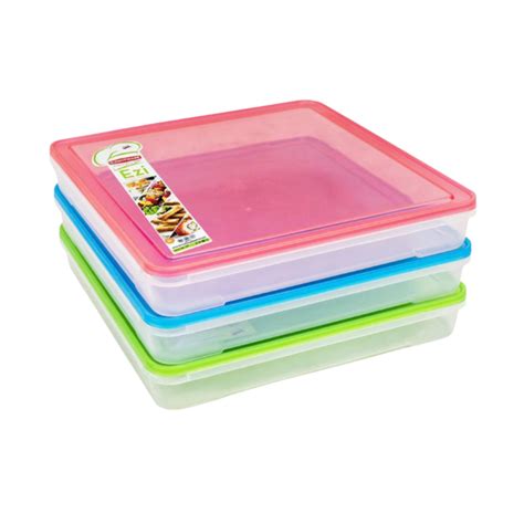 Edepot Bundle 9 727 Sny Dessert And Food Keeperwide Square Container 3pcs Dough Container
