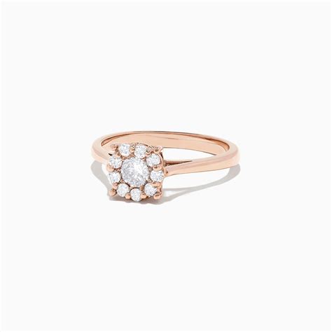 Effy Bouquet 14k Rose Gold Diamond Cluster Ring 051 Tcw