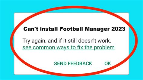fix can t install football manager 2023 app problem on playstore play