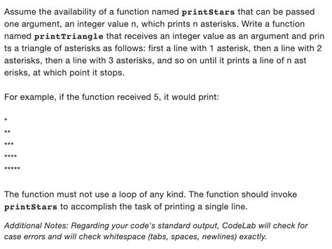Solved Assume The Availability Of A Function Named