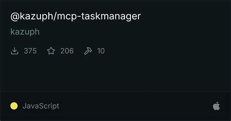 Score Kazuphmcp Taskmanager Glama