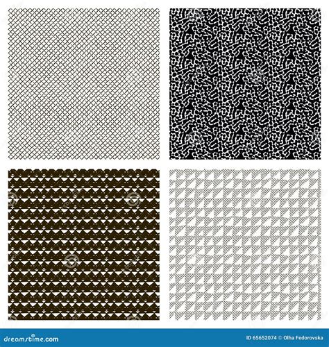 Abstract Sketched Scribble Seamless Background Patterns Stock Vector Illustration Of Pattern