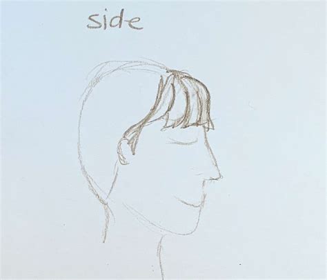 How To Draw A Female Face Side View