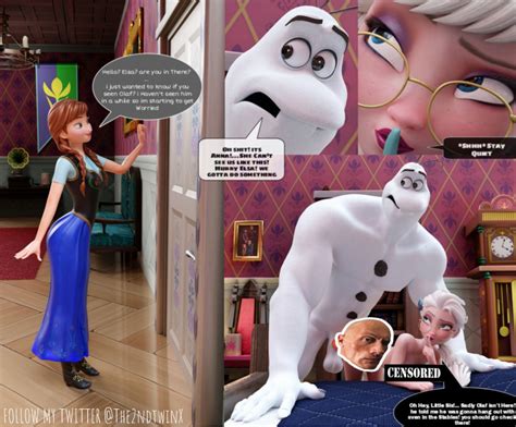 Rule 34 3d And Anna Frozen Bed Bedroom Blonde Hair Comic Dildo