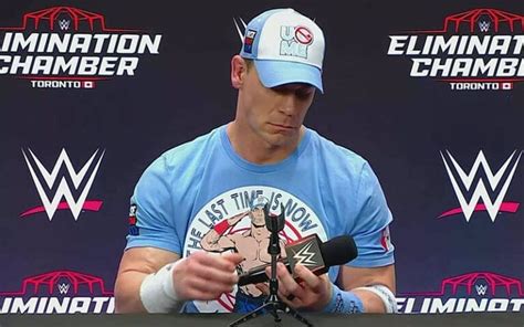 John Cena Refuses To Speak On Heel Turn After Wwe Elimination Chamber