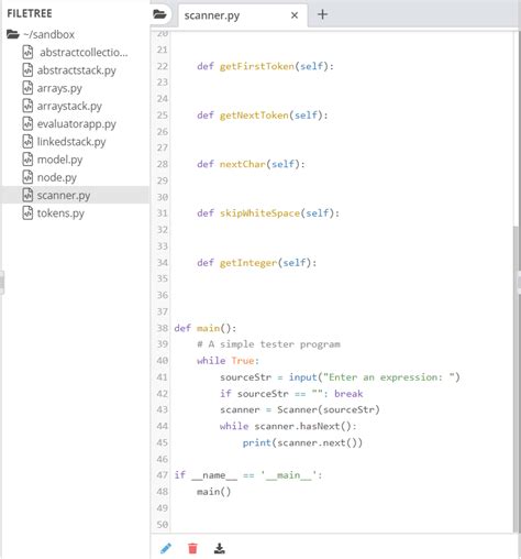 Filetree Instructions Scannerpy х Ve 2 File