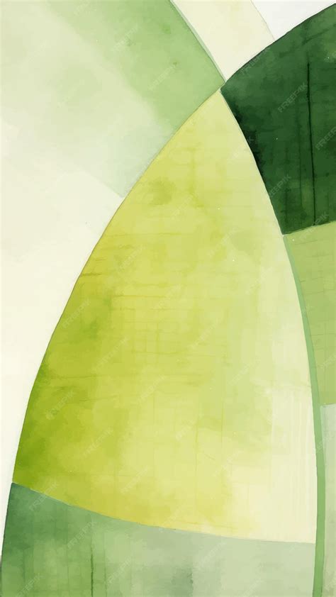 Premium Vector Abstract Green Geometric Art