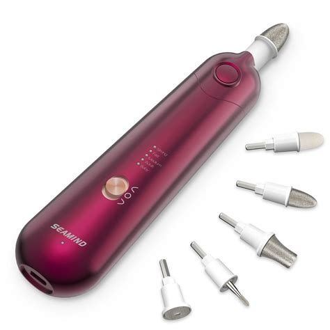 Professional Manicure Pedicure Set Cordless Electric Nail File Kit Rechargeable Nail Grinder