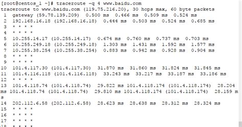 linux命令 traceroute 扇影无风 博客园