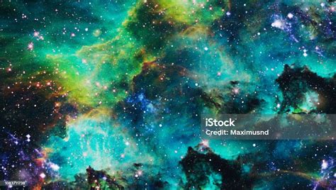 미래 추상 공간 배경입니다 별과 성운 밤 하늘입니다 Nasa에서 제공 하는이 이미지의 요소 성운에 대한 스톡 사진 및 기타 이미지 Istock
