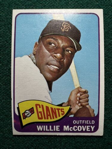 1965 Topps Willie McCovey 176 San Francisco Giants Nice Card EBay