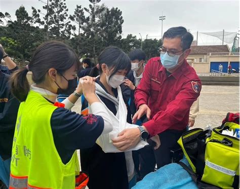 加強校園防災觀念 金門城消深耕高中宣導