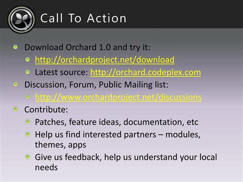 Ppt A First Look At Orchard Microsoft Open Source Cms Will Start At