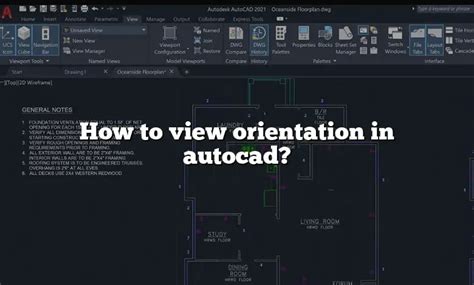 How To View Orientation In Autocad Caddikt