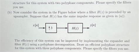 Solved 5 A Multirate Signal Processing Chapter 4 Chegg