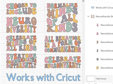 Normalize Minds Of All Kinds Svg Neurodiversity Bundle Etsy