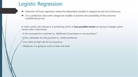 Machine Learning Session5 Logistic Regression PPT