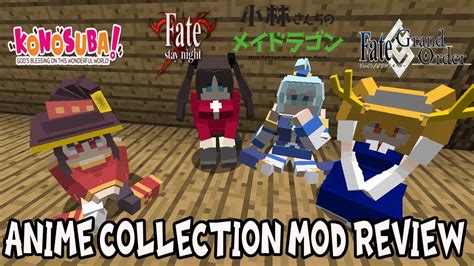 The Minecraft Anime Waifu Mod Minecraft Anime Collection Mod Review Youtube