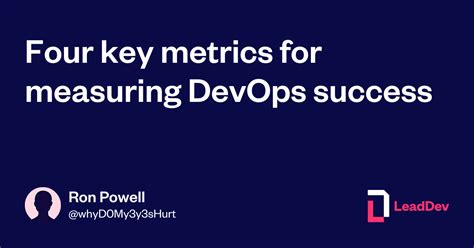 Four Key Metrics For Measuring Devops Success Leaddev