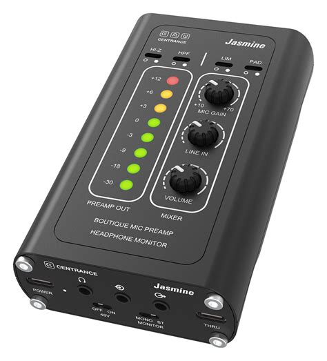 Centrance Jasmine Portable Mic Preamplifier For Music Or Voice Full