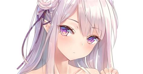 銀髪女子のイラスト特集