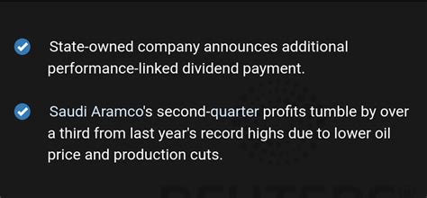 Saudi Aramco Reports Significant Decline In Profits Rnewswall