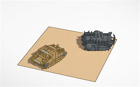 3d Design Tank Battle Tinkercad