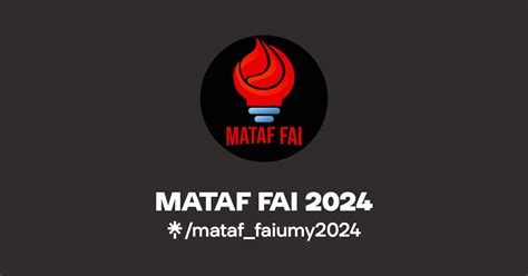 Mataf Fai 2024 Instagram Tiktok Linktree