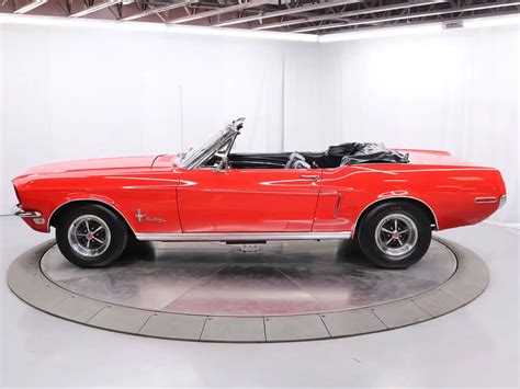 1968 Ford Mustang Convertible Red Power And Open Air Freedom En
