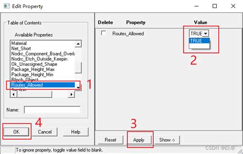 Allegro中设置让route Keepout（禁止布线区）允许布线或打过孔的方法line To Route Keepout