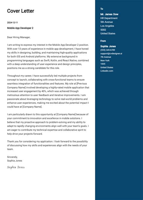 24 Software Developer Cover Letter Examples And Templates For 2025